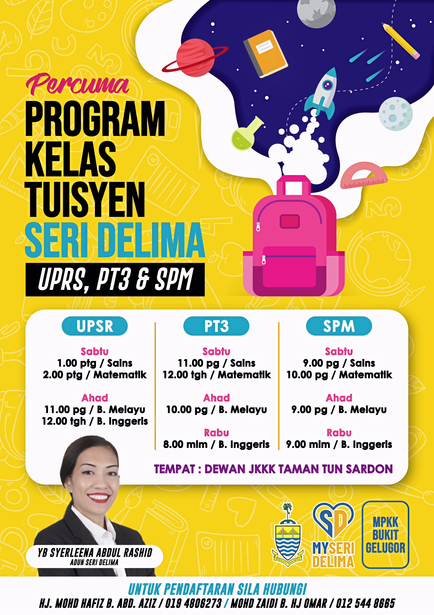 Pusat Tuisyen Rakyat KADUN Seri Delima lahirkan pelajar cemerlang ...