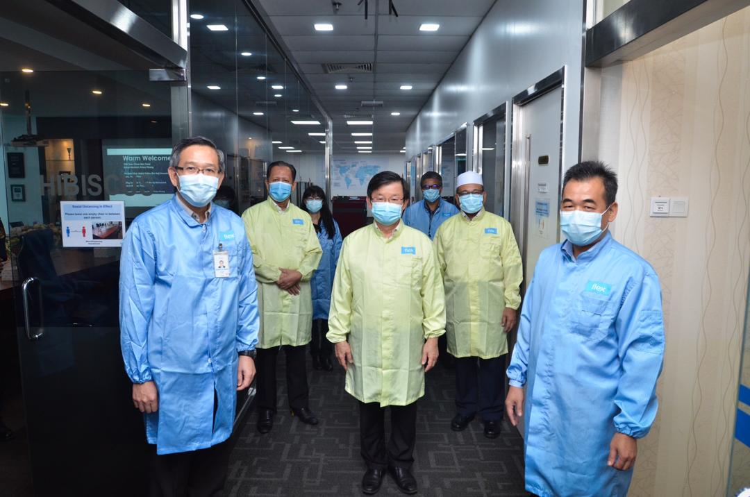 Chow visits Flex Penang during MCO | Buletin Mutiara