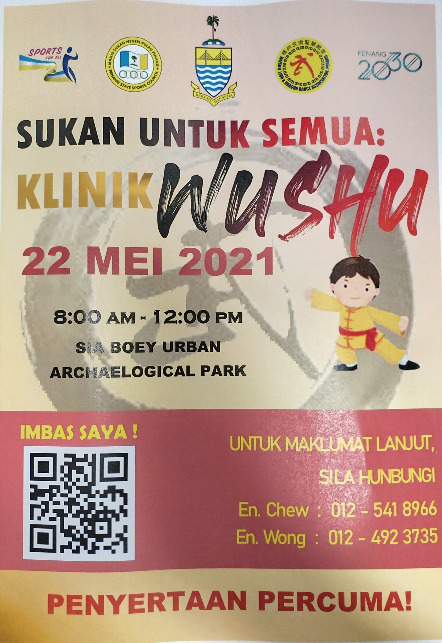 Free sports introduction clinics for children | Buletin Mutiara