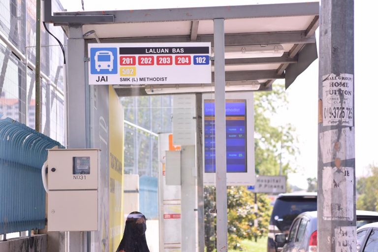 Bus stop labels introduced to help check real-time locations of Rapid ...