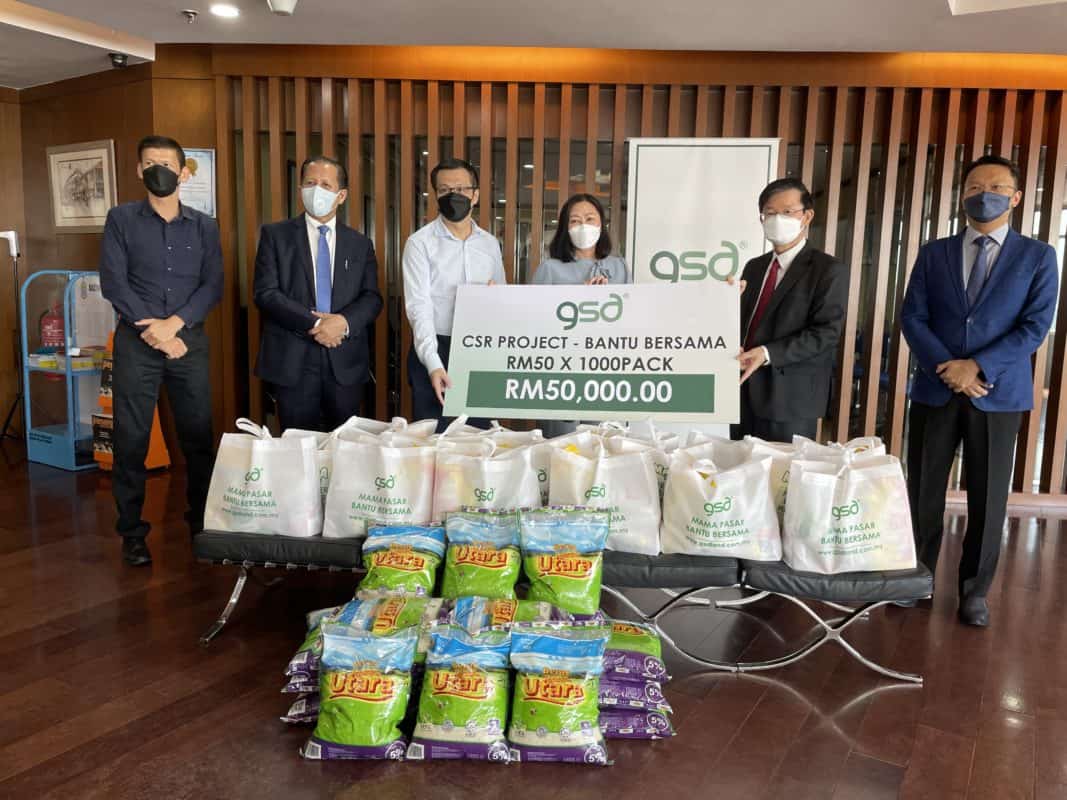 GSD Land捐5万令吉食物袋 予4选区有需要人士 | Buletin Mutiara