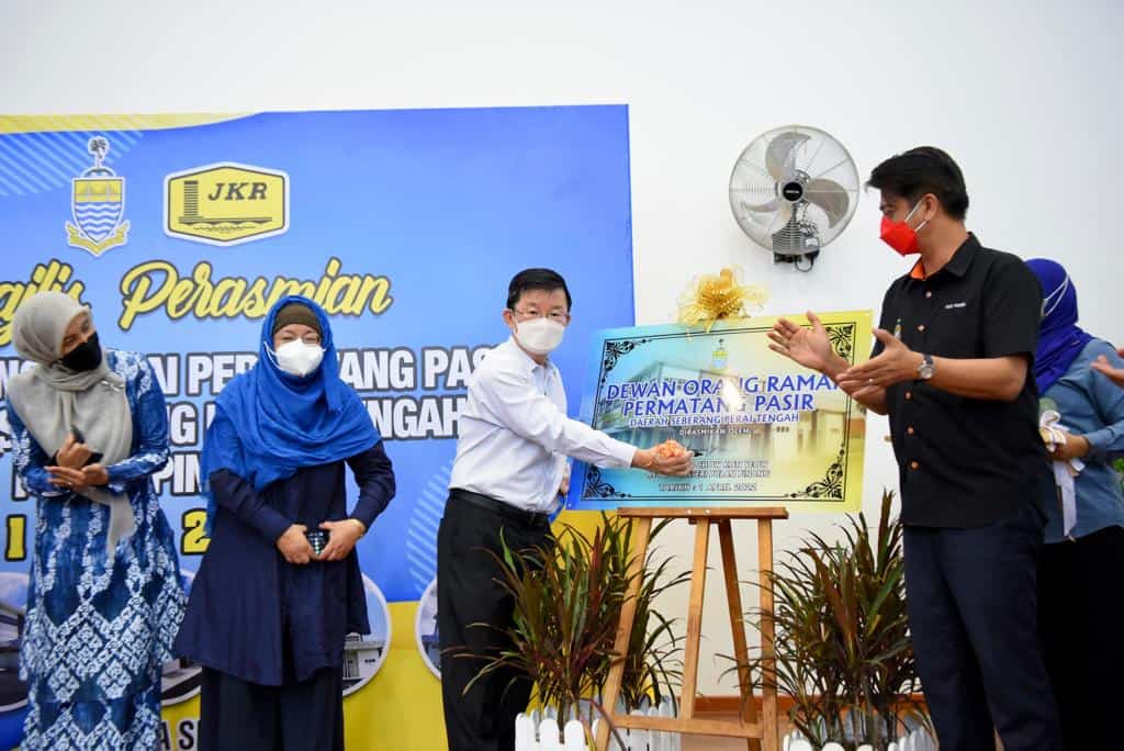 CM declares open new community hall in Permatang Pasir | Buletin Mutiara