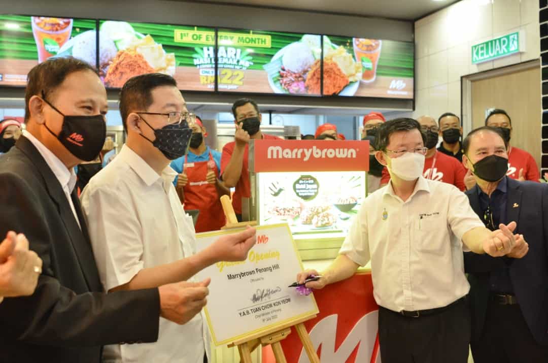 New Marrybrown outlet at Penang Hill to boost tourism | Buletin Mutiara