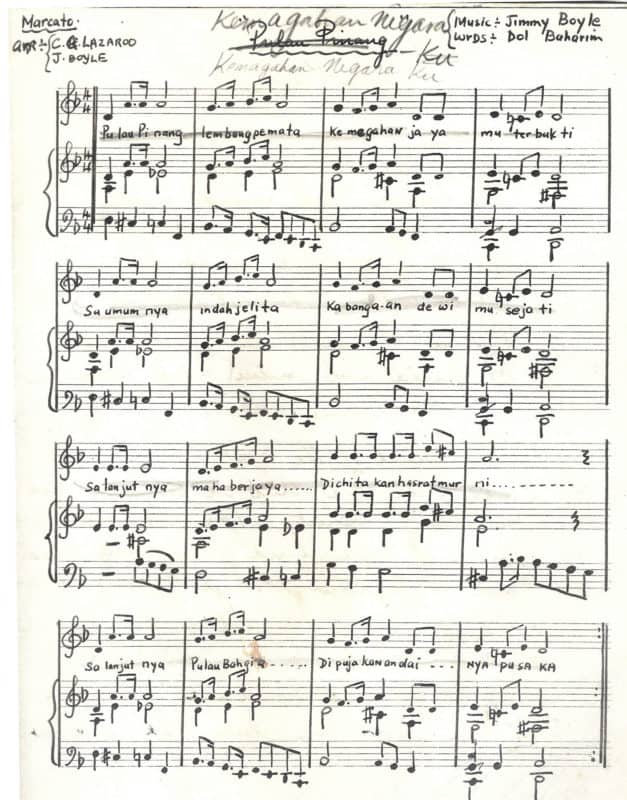 The story behind the Penang state anthem | Buletin Mutiara