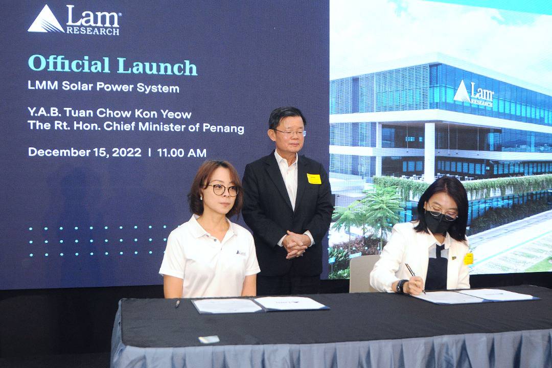 Lam Research embraces solar power system to reduce CO2 emissions ...