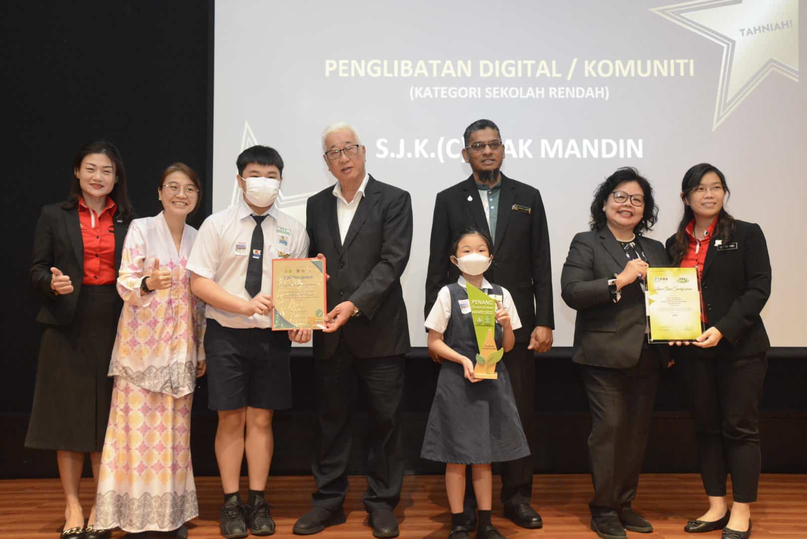 SMK Convent Butterworth, SJK (C) Mak Mandin bag Penang Green School Awards 2022 | Buletin Mutiara