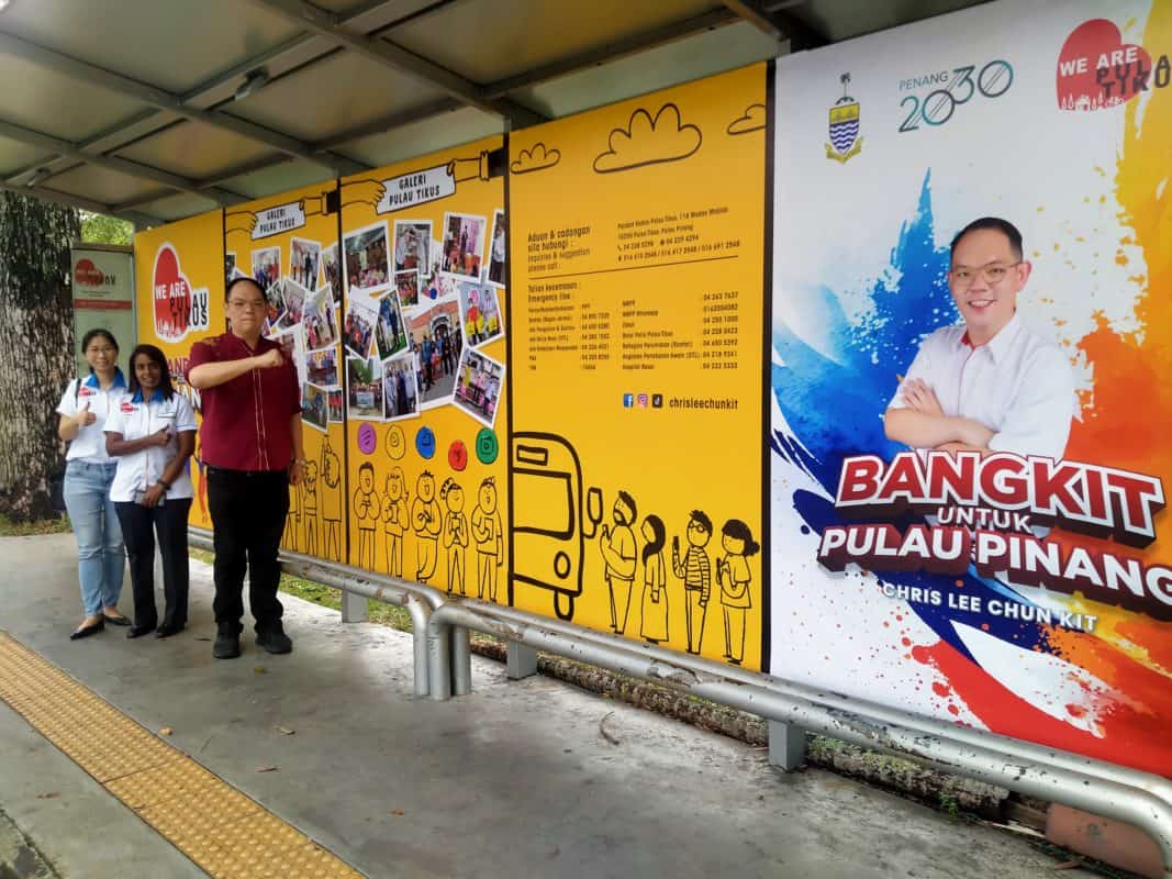 New designs for eight bus stops in Pulau Tikus neighbourhood | Buletin ...