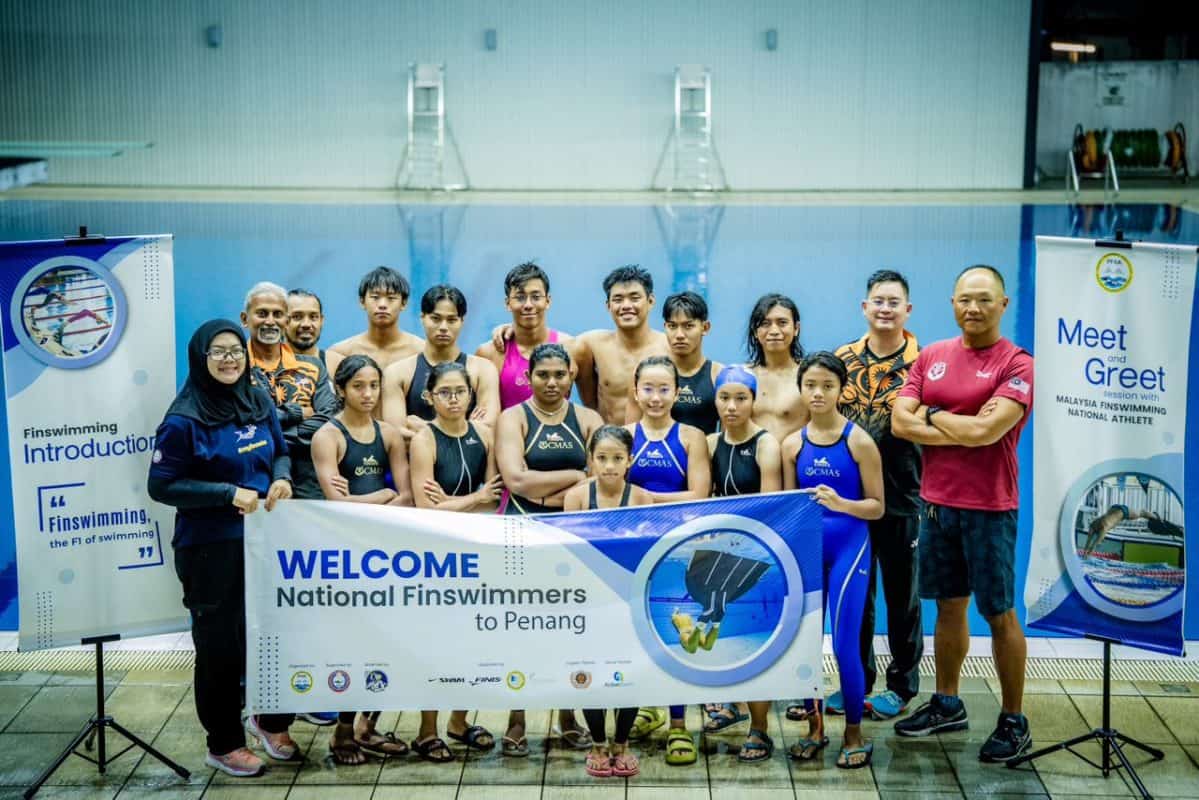 Penang out to promote finswimming | Buletin Mutiara