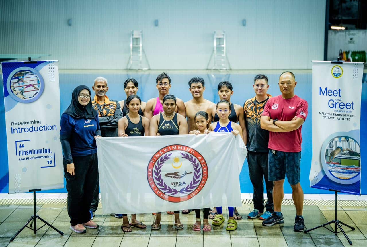 Penang out to promote finswimming | Buletin Mutiara