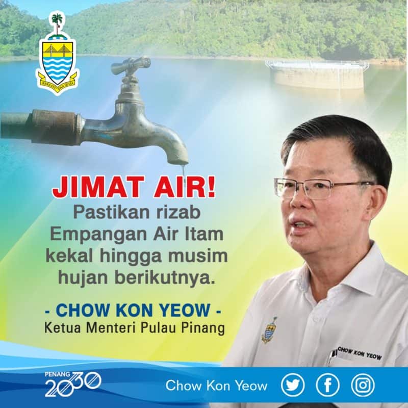 “Memanjangkan” rizab air mentah Empangan Air Itam untuk bertahan 120 ...