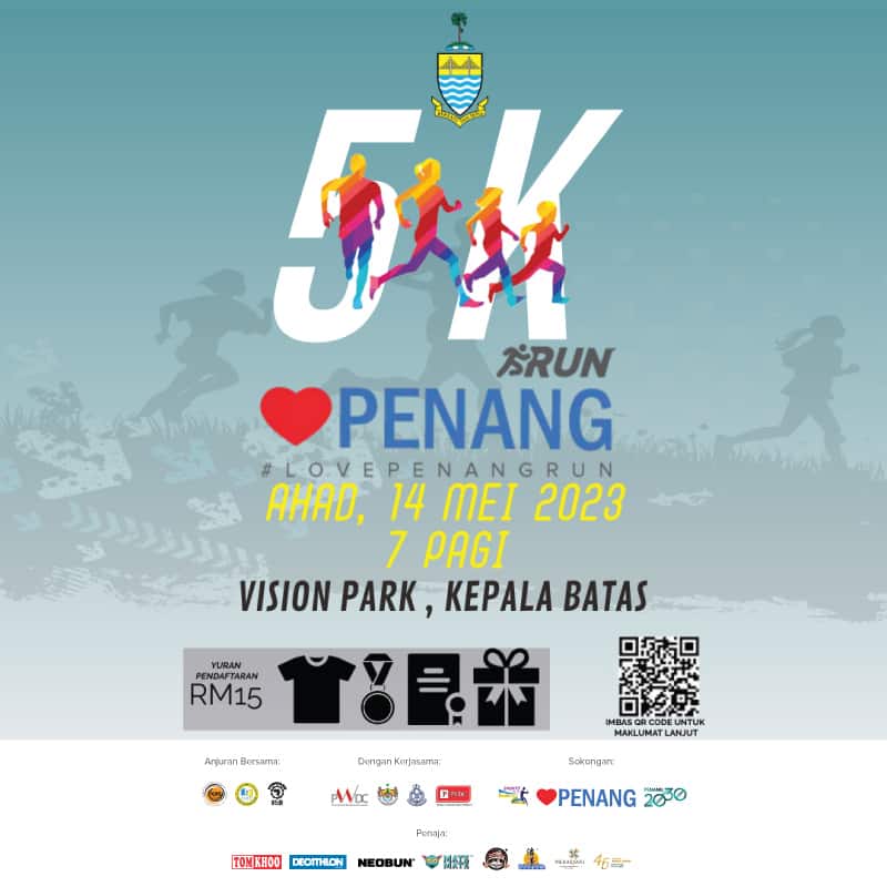 Penang govt raises target to 10,000 participants for LovePENANG Run ...