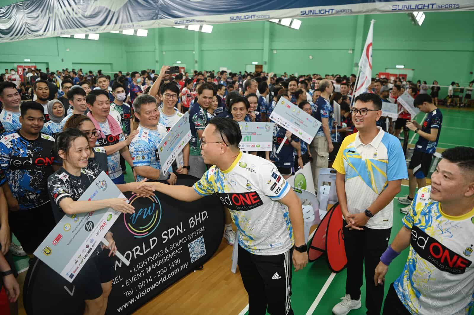 High participation in Penang factories badminton tournament | Buletin ...