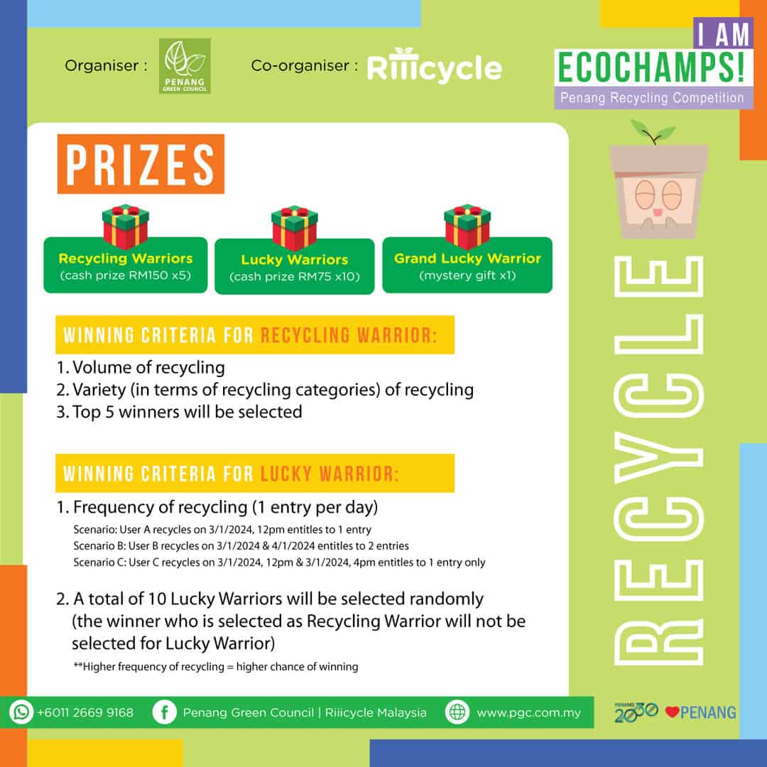 Join recycling competition to win cash prizes | Buletin Mutiara