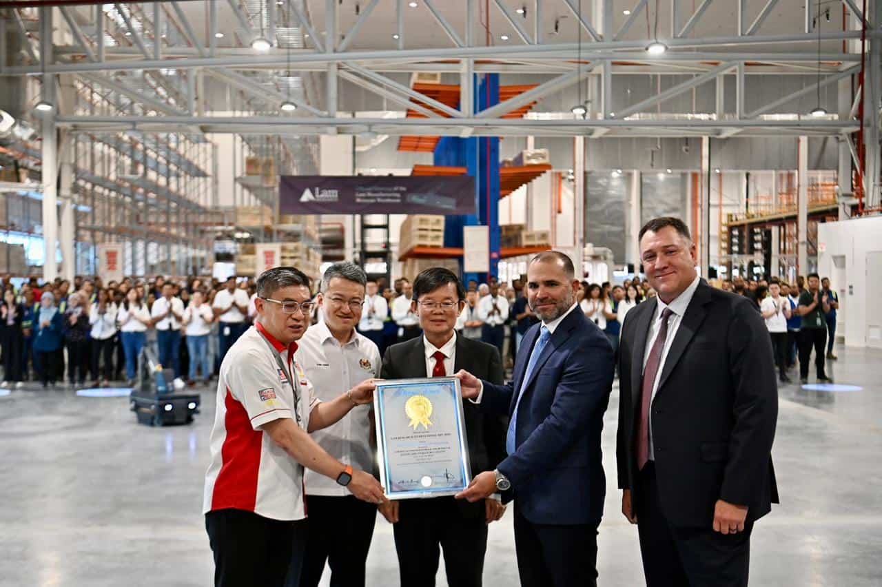 Lam Research ASRS warehouse in Batu Kawan gets Malaysia Book of Records ...