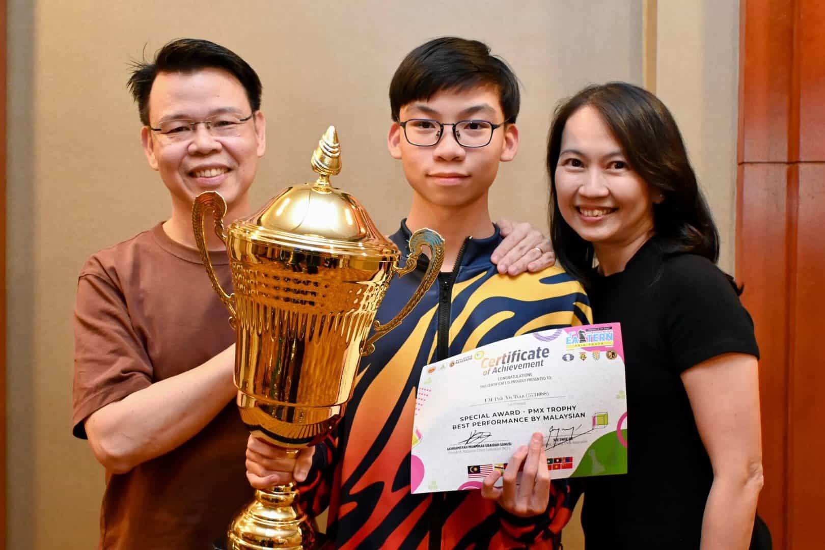 Penang chess wizard Yu Tian youngest Malaysian to attain ‘International ...