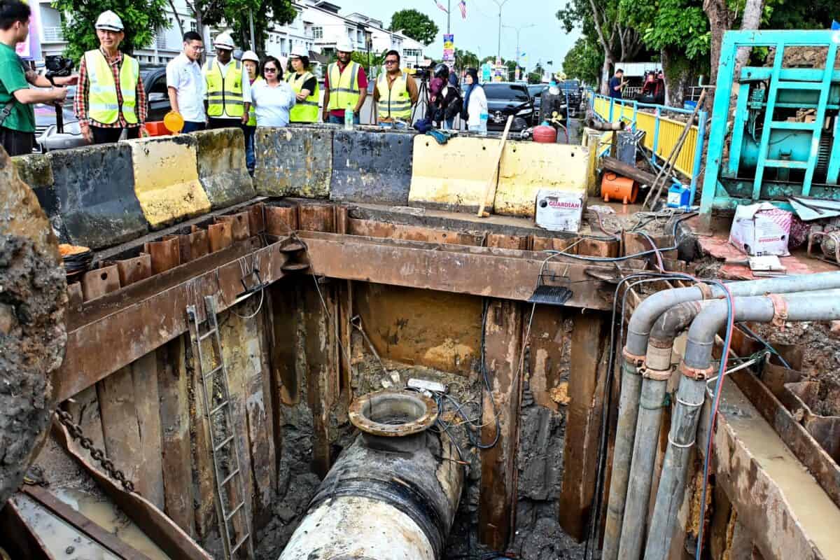 Kerja penyambungan paip di Permatang Pauh siap 90 peratus, bekalan air dijangka pulih 10 malam ...