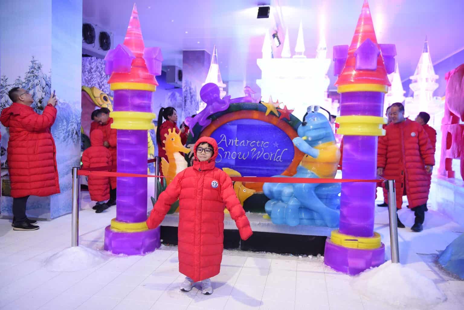 Experience a magical winter wonderland at Antarctic Snow World in ...