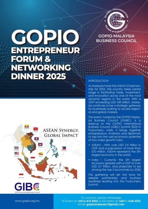 Upcoming GOPIO 2025 Forum & Networking session to empower Indian ...