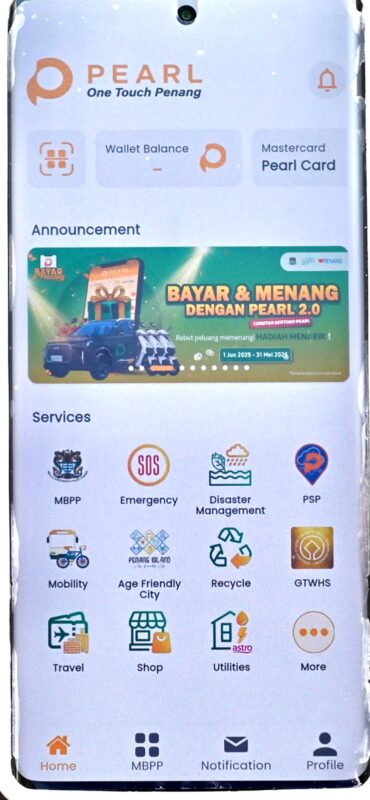 Pearl One Touch Penang app upgraded to version 2.0 with new features ...