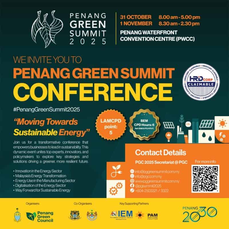 Penang Green Summit 2025 to champion climate action | Buletin Mutiara
