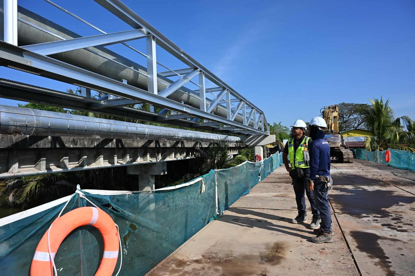 槟供水机构采用新技术衔接北赖河管道 工程期间不实行计划性断水 | Buletin Mutiara