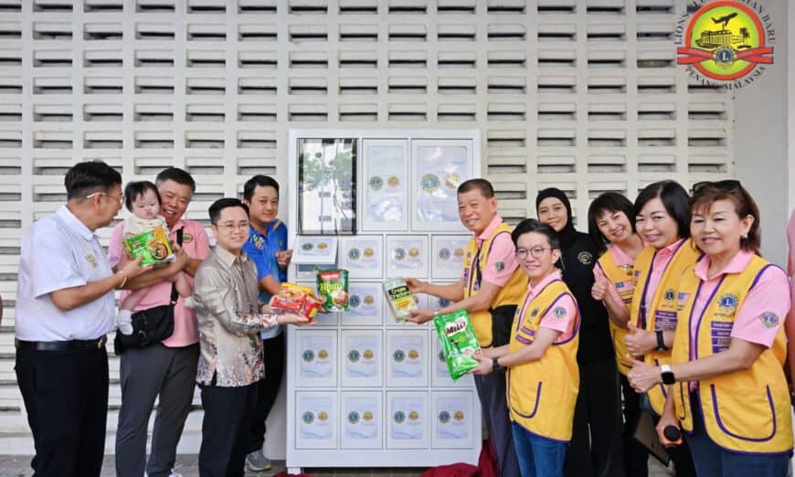 Smart Food Bank machine enhances aid delivery in Lebuh Macallum ...
