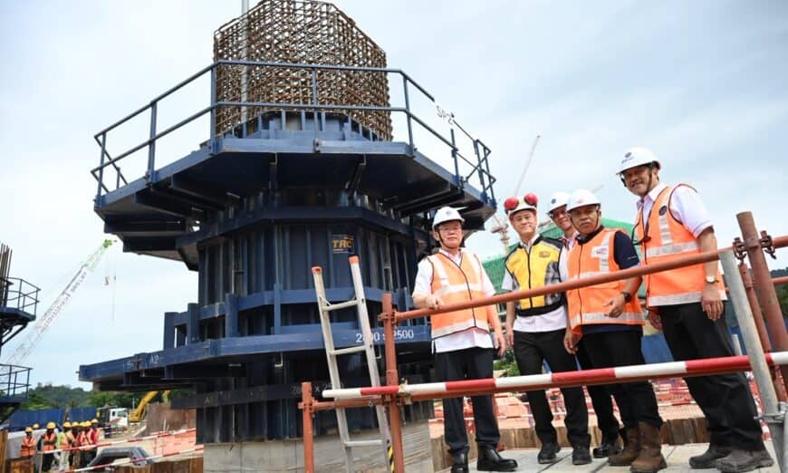 LRT Mutiara Line station works progressing well, station designs ...